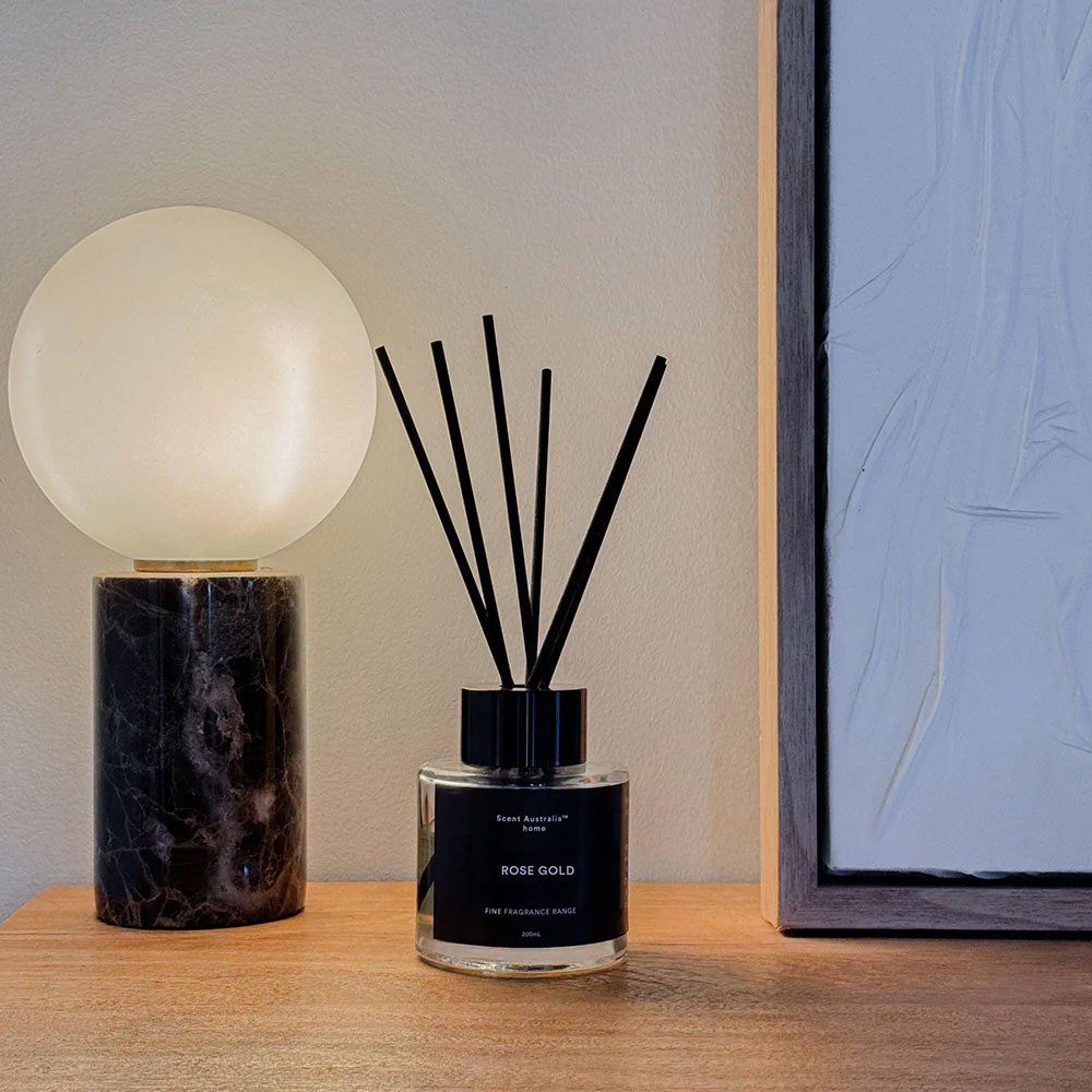 Rose Gold Reed Diffuser - David Murry Brisbane Salon